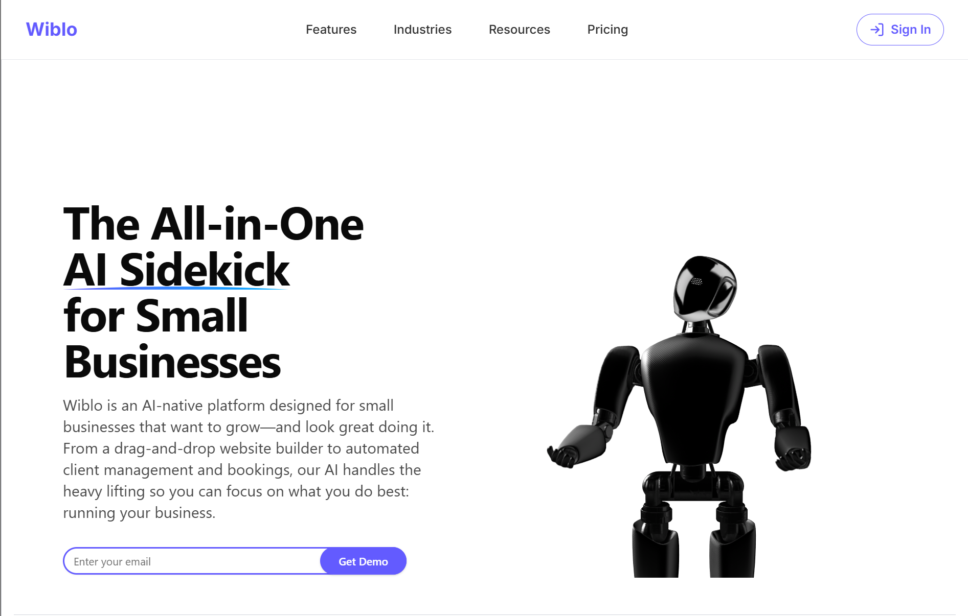 Wiblo - The All-in-One AI Sidekick for Small Businesses